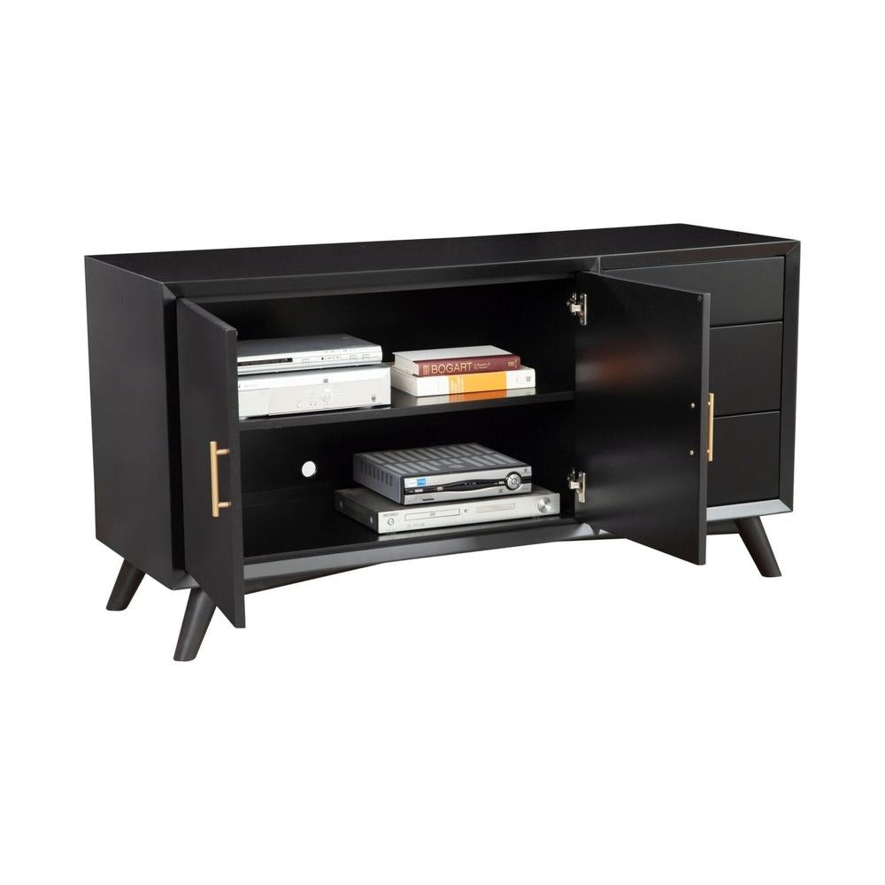 Alpine Flynn Sideboard, Black – Rustic Kitchen & Bath