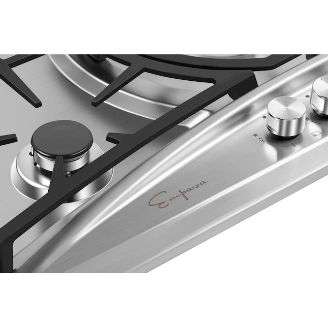 Empava 36" 5 Burner Built-in Gas Cooktop in Stainless Steel (36GC22 ...