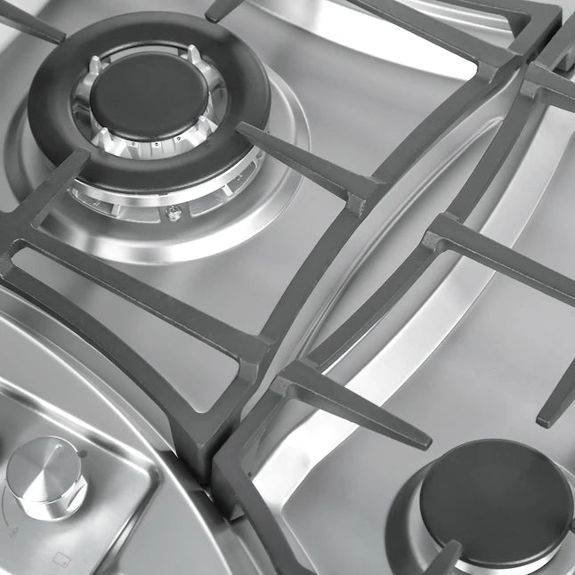 Empava 36" 5 Burner Built-in Gas Cooktop in Stainless Steel (36GC24 ...