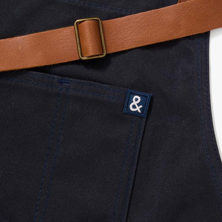 Hedley & Bennett Atlantic Dark Blue Waxman Apron – Rustic Kitchen & Bath