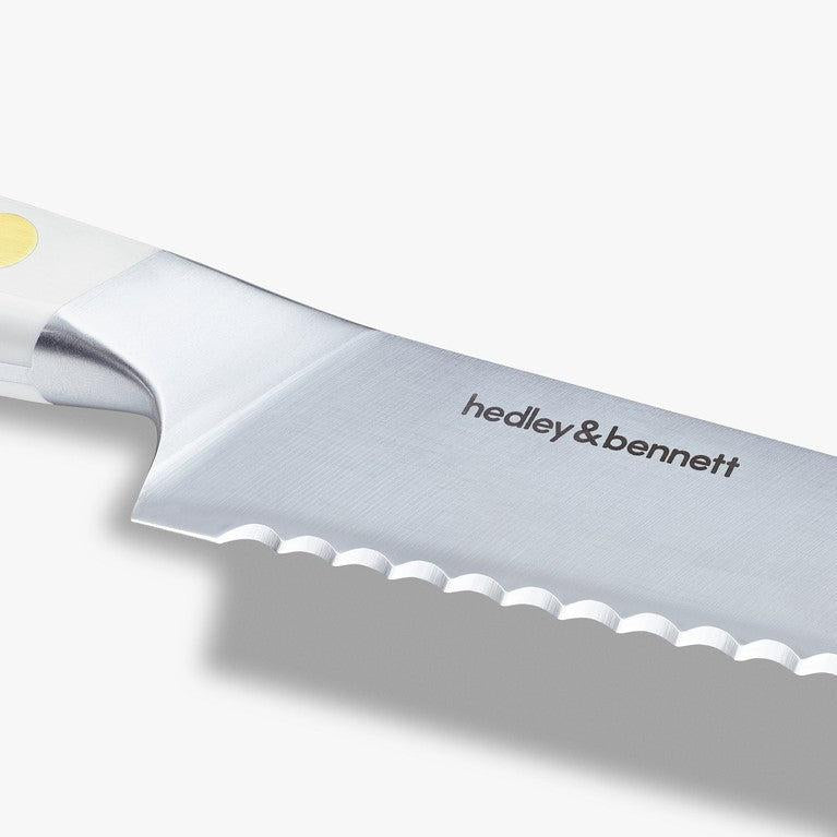 Hedley & Bennett Professional 9" Serrated German Steel Bread Knife with ...