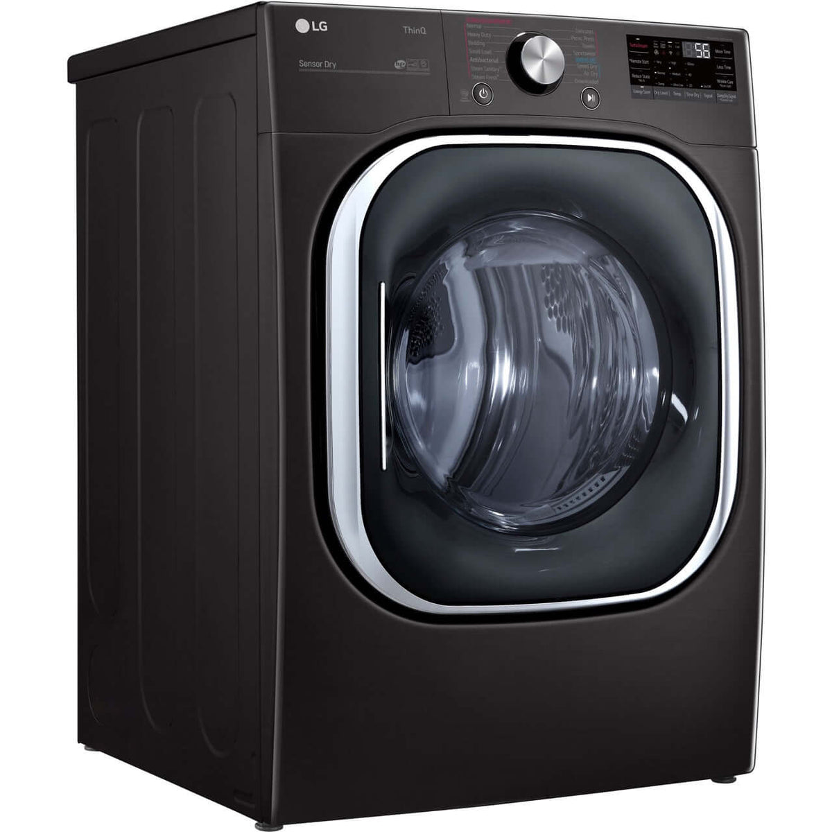 LG 27" Electric Dryer with TurboSteam in Black Steel (DLEX4500B ...