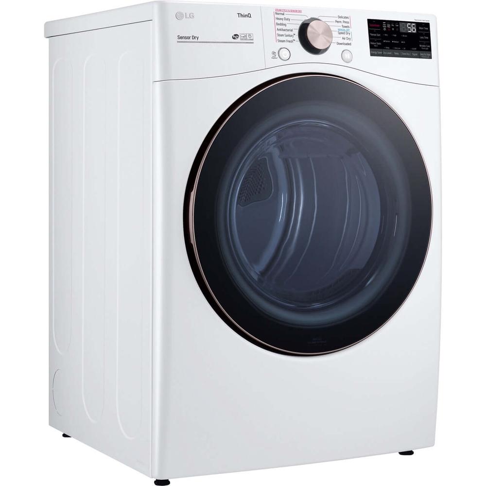 LG 27" Front Load Electric Dryer with TurboSteam (DLEX4000W) – Rustic ...