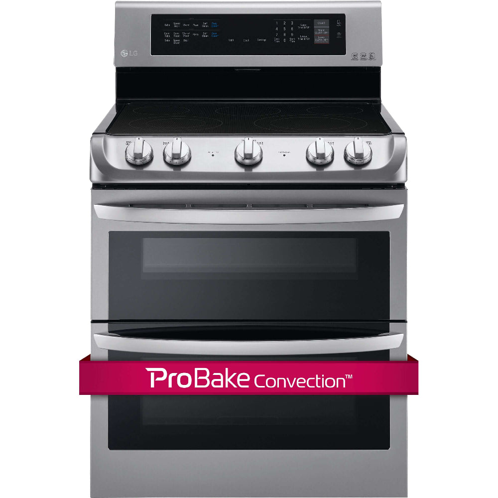 LG 30" Electric Range with Stacked Double Oven (LDE4413ST) – Rustic ...