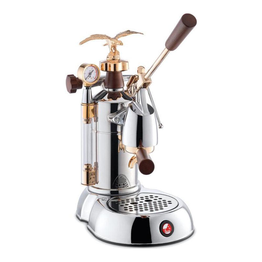 La Pavoni Expo Eagle Cap Espresso Machine in Chrome/Gold (EXP-16) – Rustic Kitchen & Bath