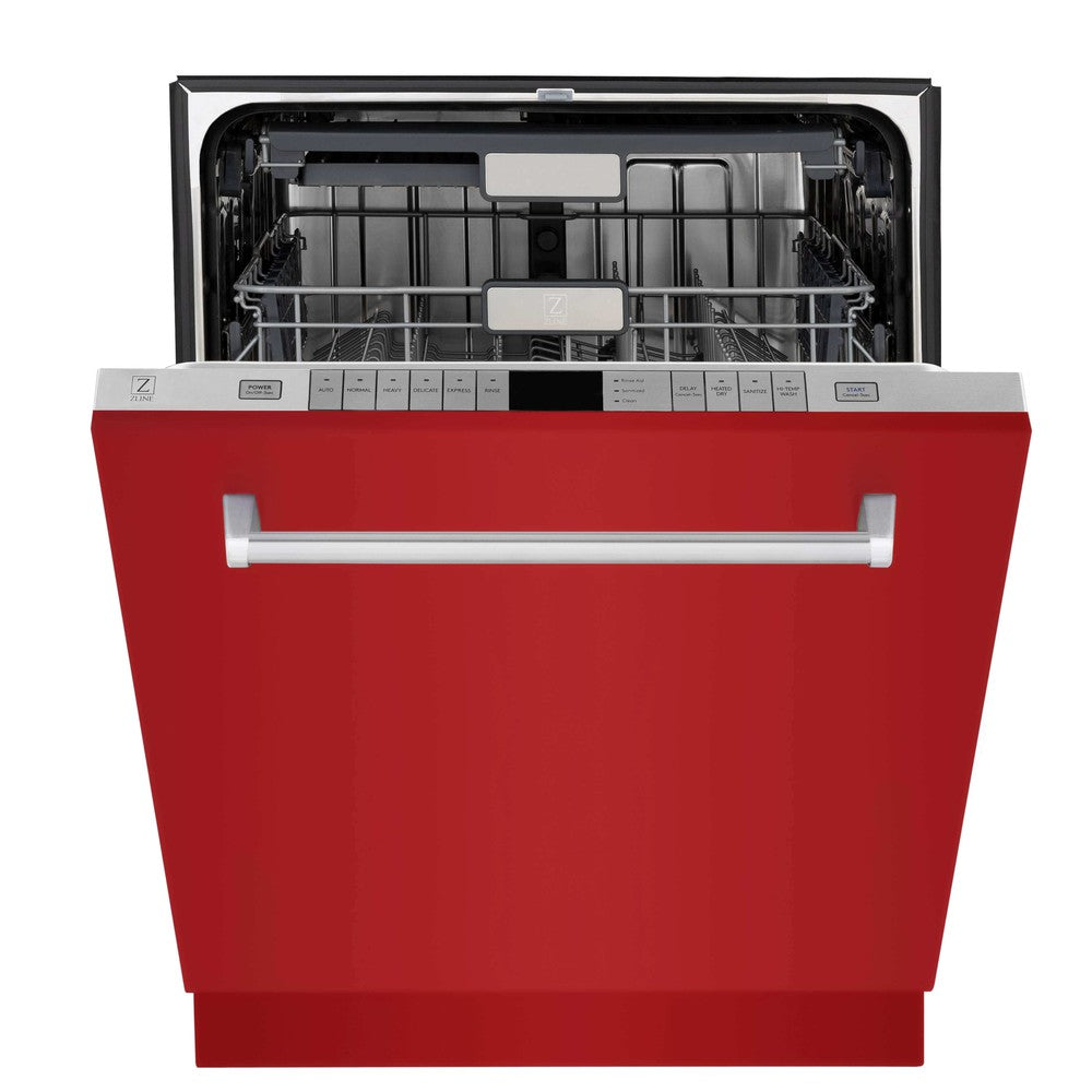 ZLINE 24" Monument Dishwasher in Red Gloss (DWMT-RG-24) – Rustic ...