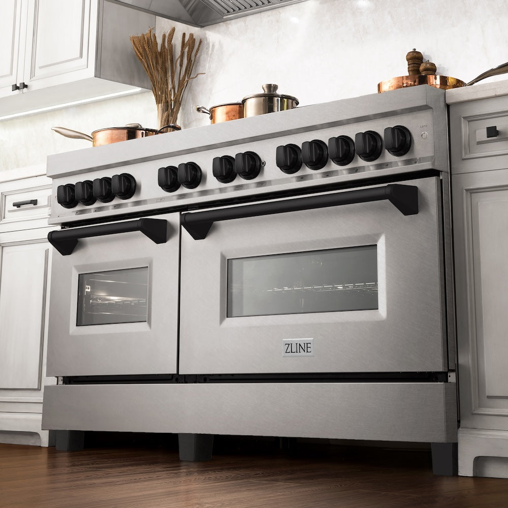 ZLINE Autograph Edition 60" Legacy Dual Fuel Range in Satin Stainless ...