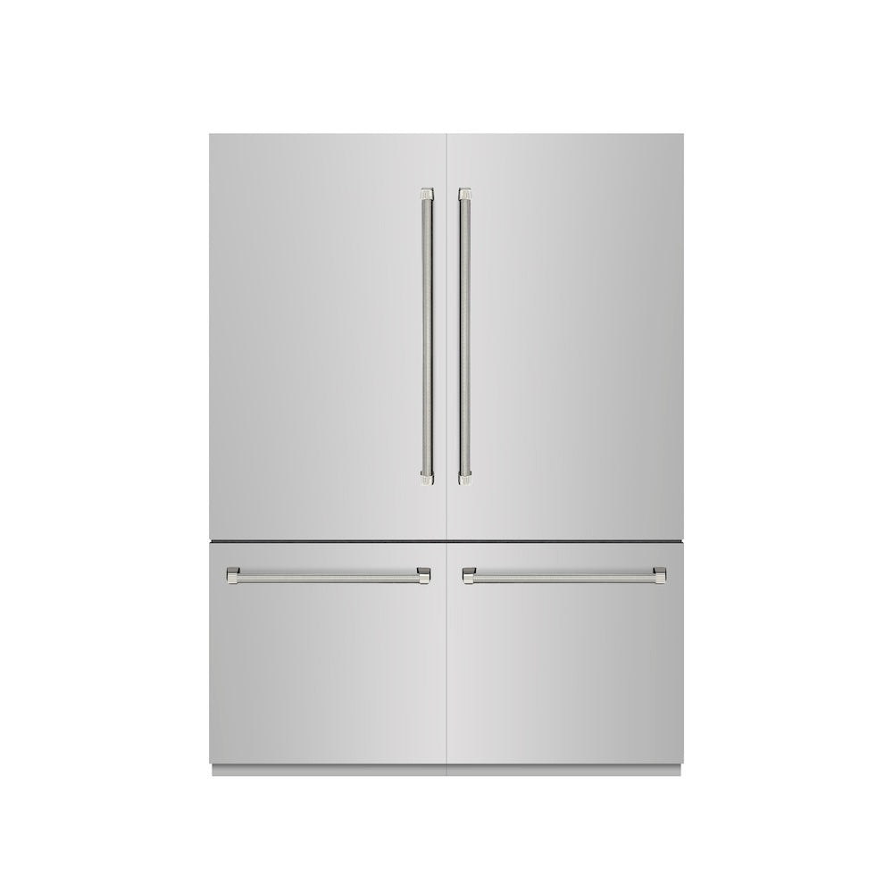 ZLINE Autograph Edition 60" Built-In Refrigerator with Gray Interior ...