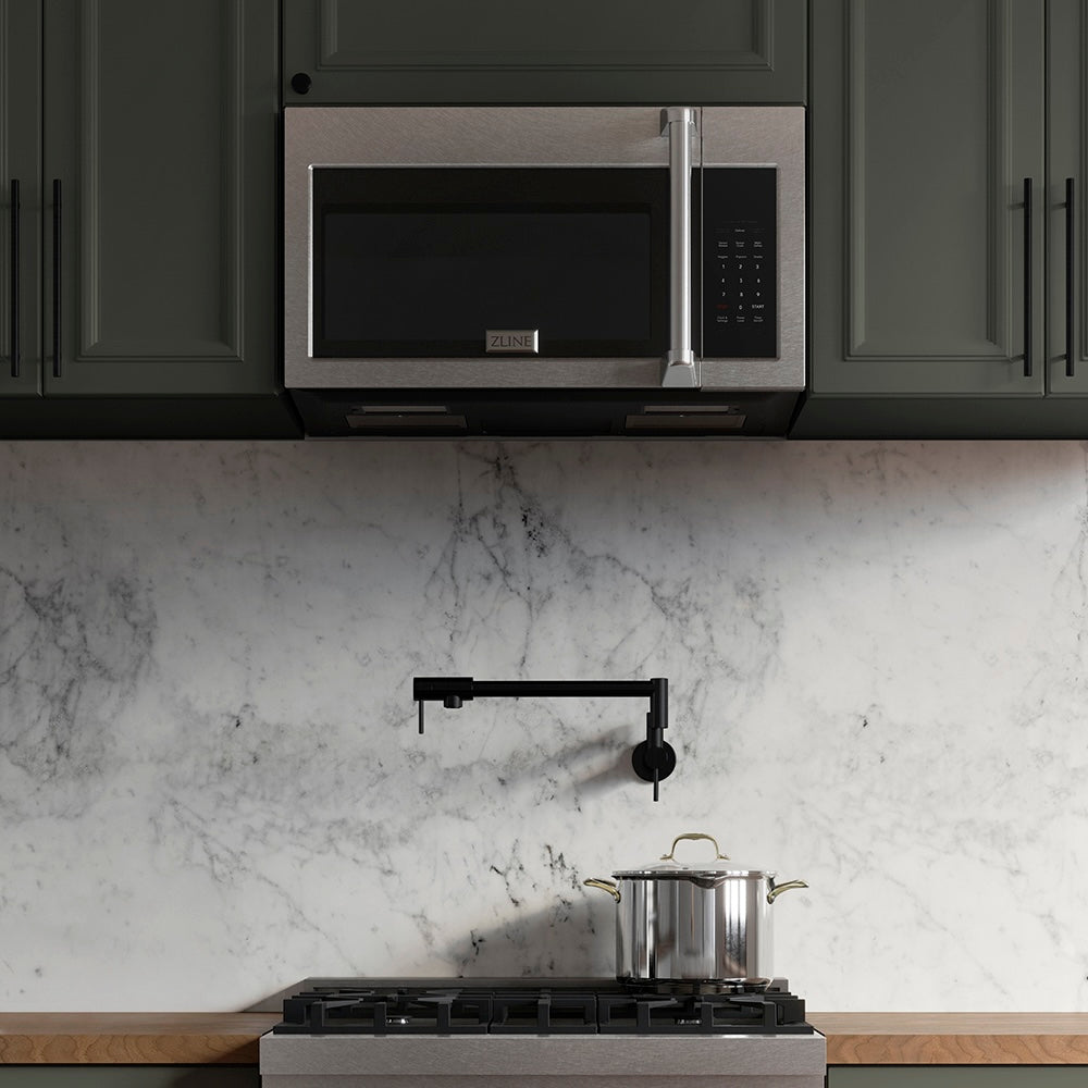 ZLINE Over the Range Microwave Satin Stainless (MWO-OTR-H-SS) – Rustic ...