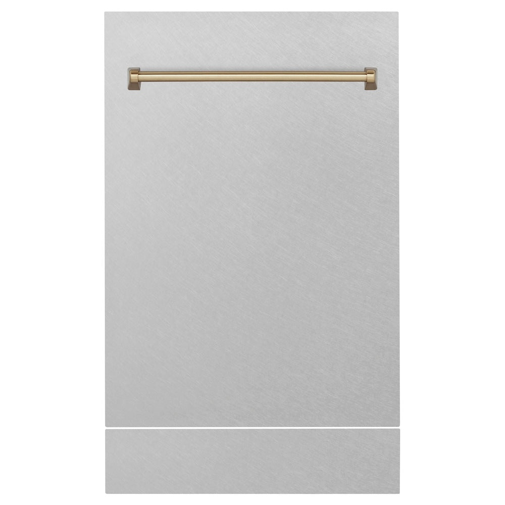 ZLINE Autograph Edition 18" Tallac Dishwasher Panel in Satin Stainless ...