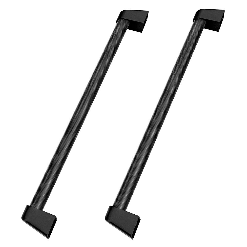 ZLINE Touchstone Refrigerator Drawer Helix Handles (Set of 2) in Black ...